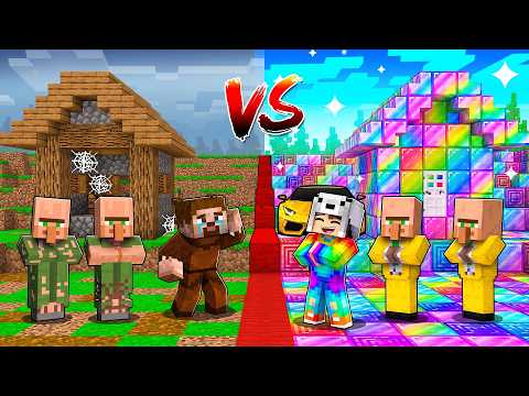 ZENGİN vs FAKİR: Milyoner MEDENİYET - Minecraft