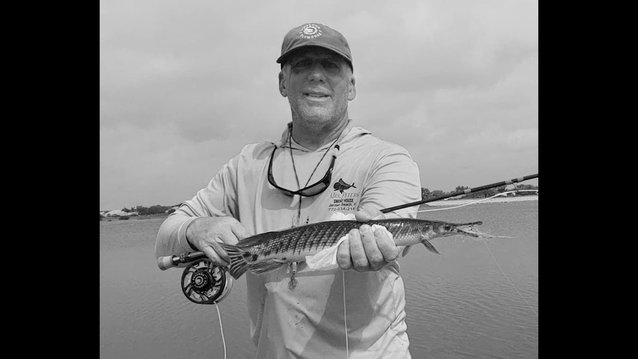 Juvenile Florida Gar on a Fly .. small lakes and canal system of South ...