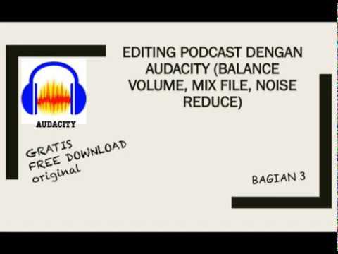 Tutorial Audacity(3) "Mixing" Balancing, Panning, fade in-out, envelope - YouTube