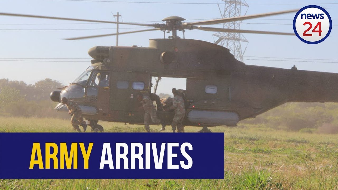 WATCH: More SANDF soldiers arrive in Cape Town - YouTube