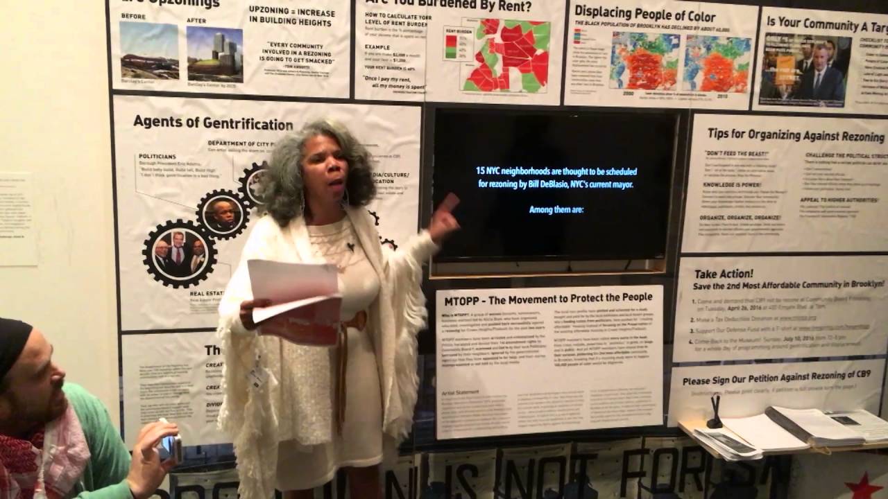 Action at the Brooklyn Museum: Alicia Boyd Speaks - YouTube