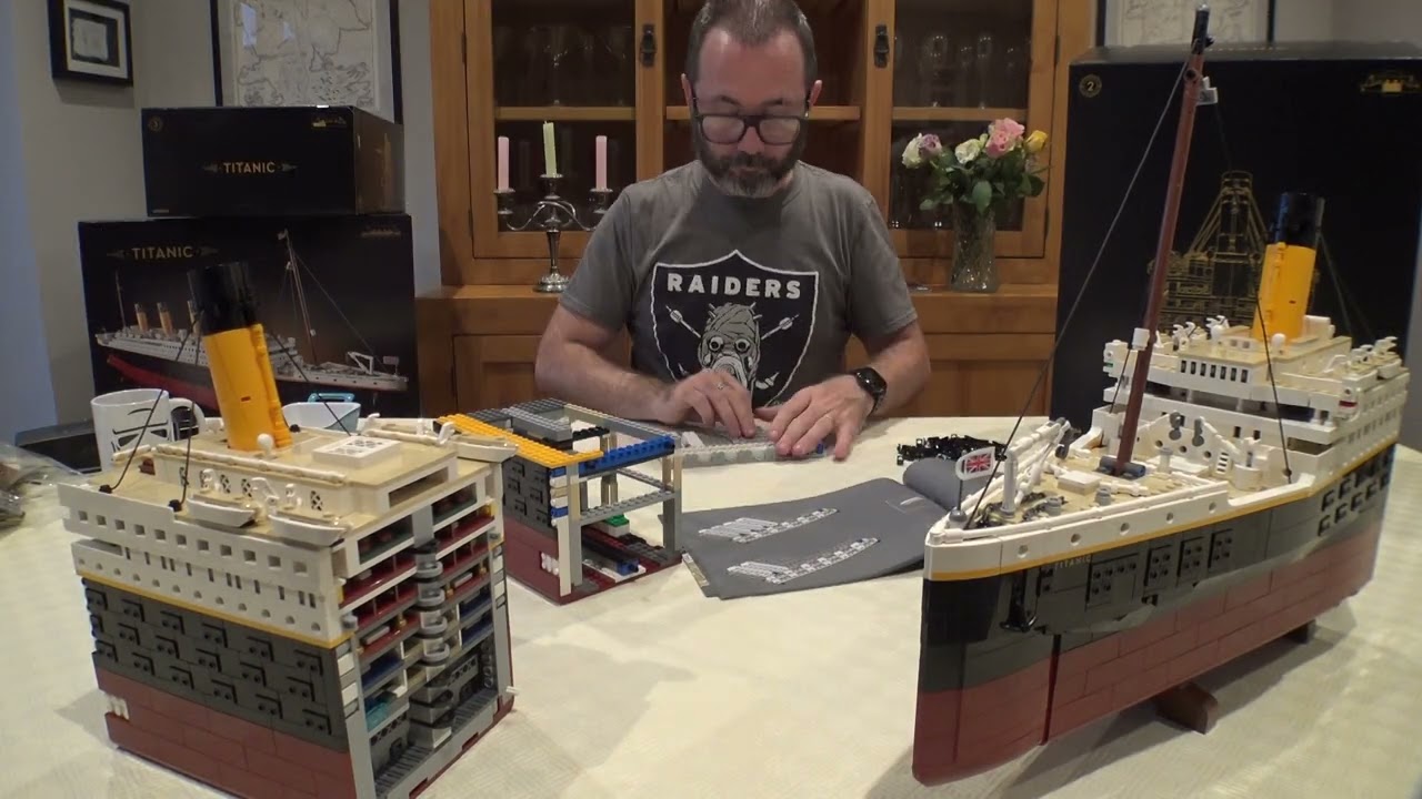 Lego Time-Lapse Build: Icons Set 10294 - Titanic (Box 2) - YouTube