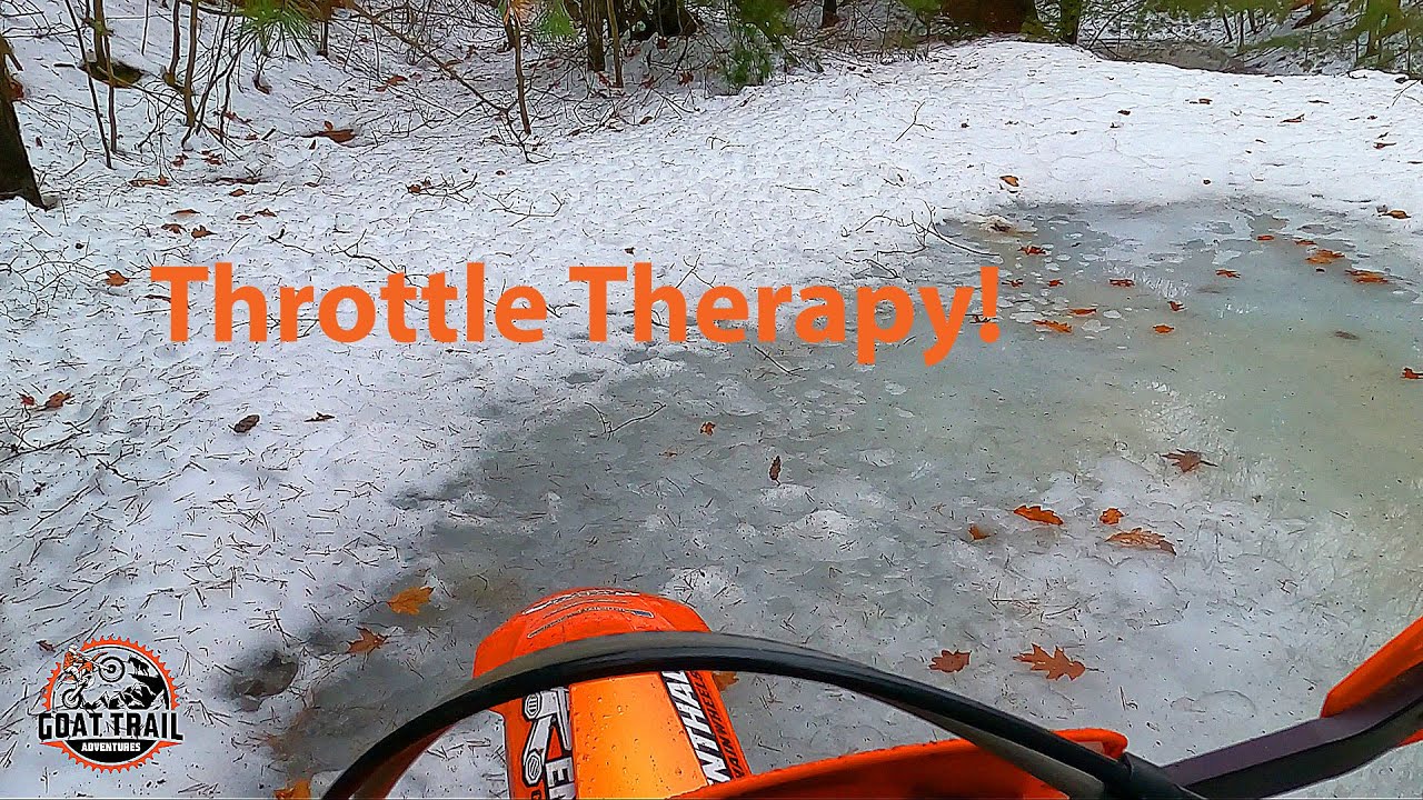 Throttle Therapy - Winter ride in PA - YouTube