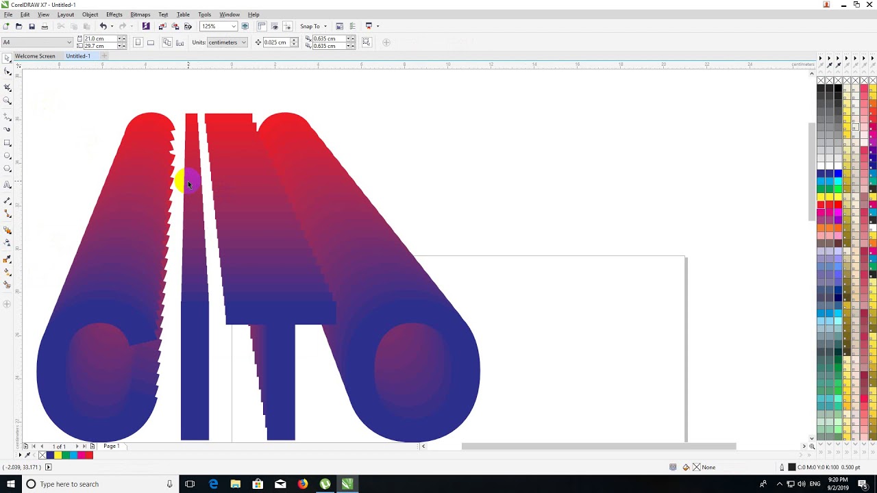 06 -Drop Shadow, Contour, Blend, Distort, Envelope, Extrude Tools - YouTube