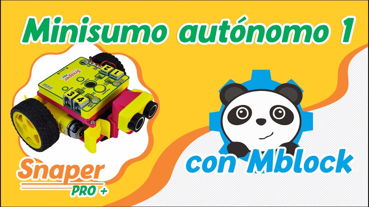 8. Robot Snaper PRO+: Programación de minisumo autónomo - YouTube