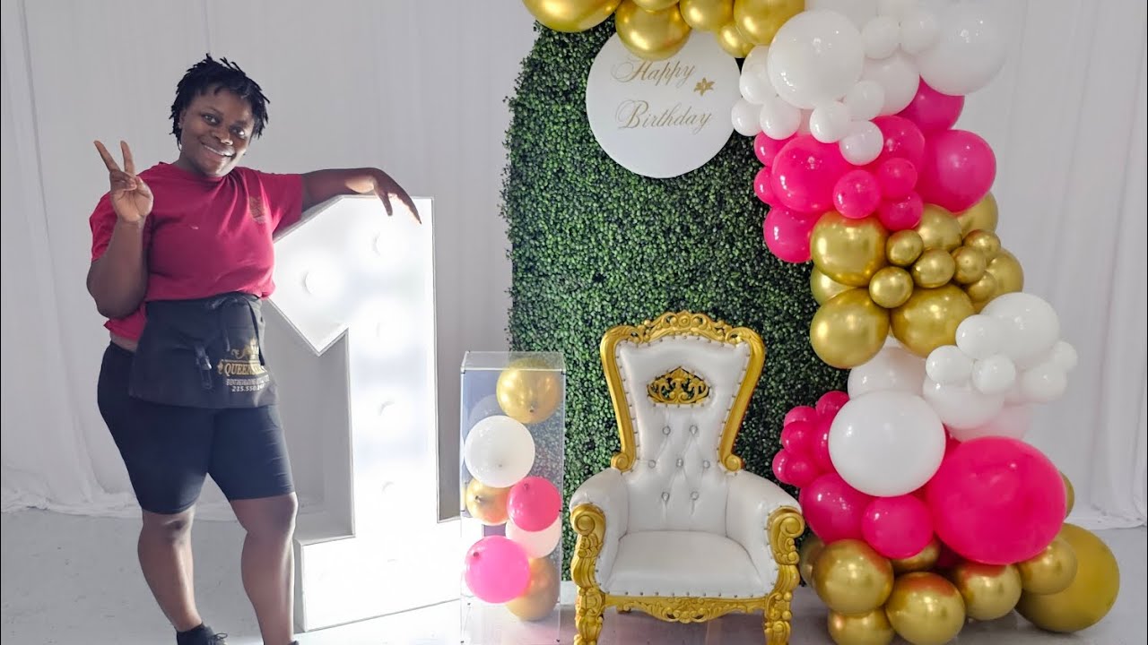 Unique Baby First Birthday Idea | 1 year old birthday party idea | Diy ...