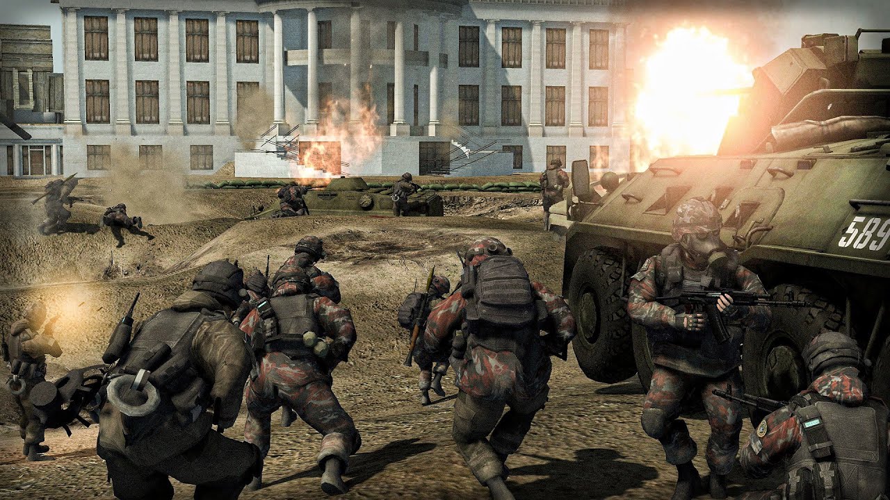 Штурм Белого дома в стиле CoD:Modern Warfare 2—Men of War:Assault Squad ...