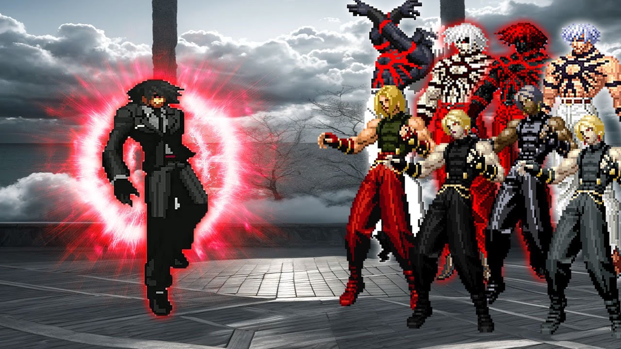 [KOF Mugen] Kulou Vs Adel, Bosses Orochi Team - YouTube