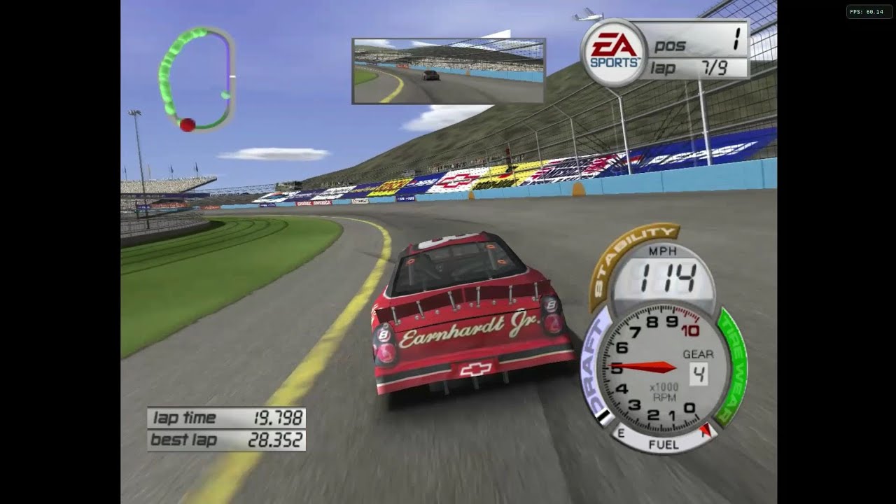 NASCAR Thunder 2003 - Phoenix International Raceway GameCube Gameplay ...