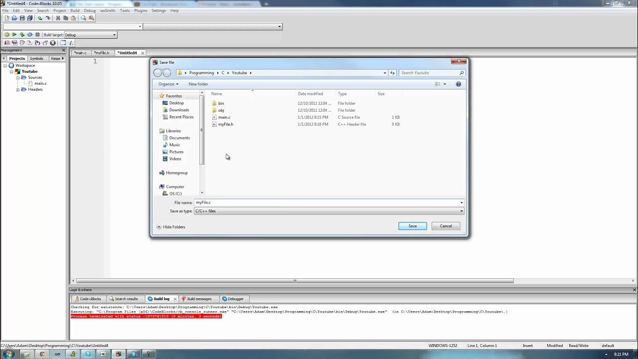 C Programming Tutorial 42, Seperate Code File - YouTube