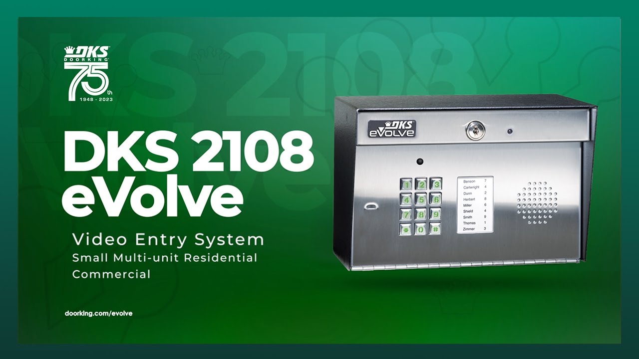 DKS: 2108 eVolve Video Entry System - YouTube