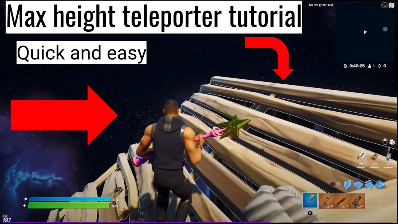 How to make a MAX HEIGHT TELEPORTER in FORTNITE CREATIVE (tutorial ...