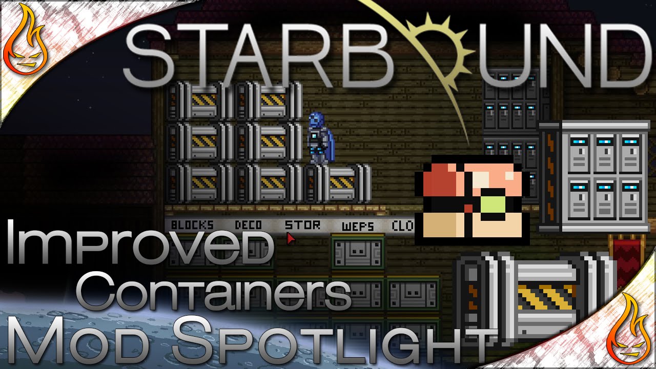 Starbound 1.0 Improved Containers Mod Spotlight - YouTube