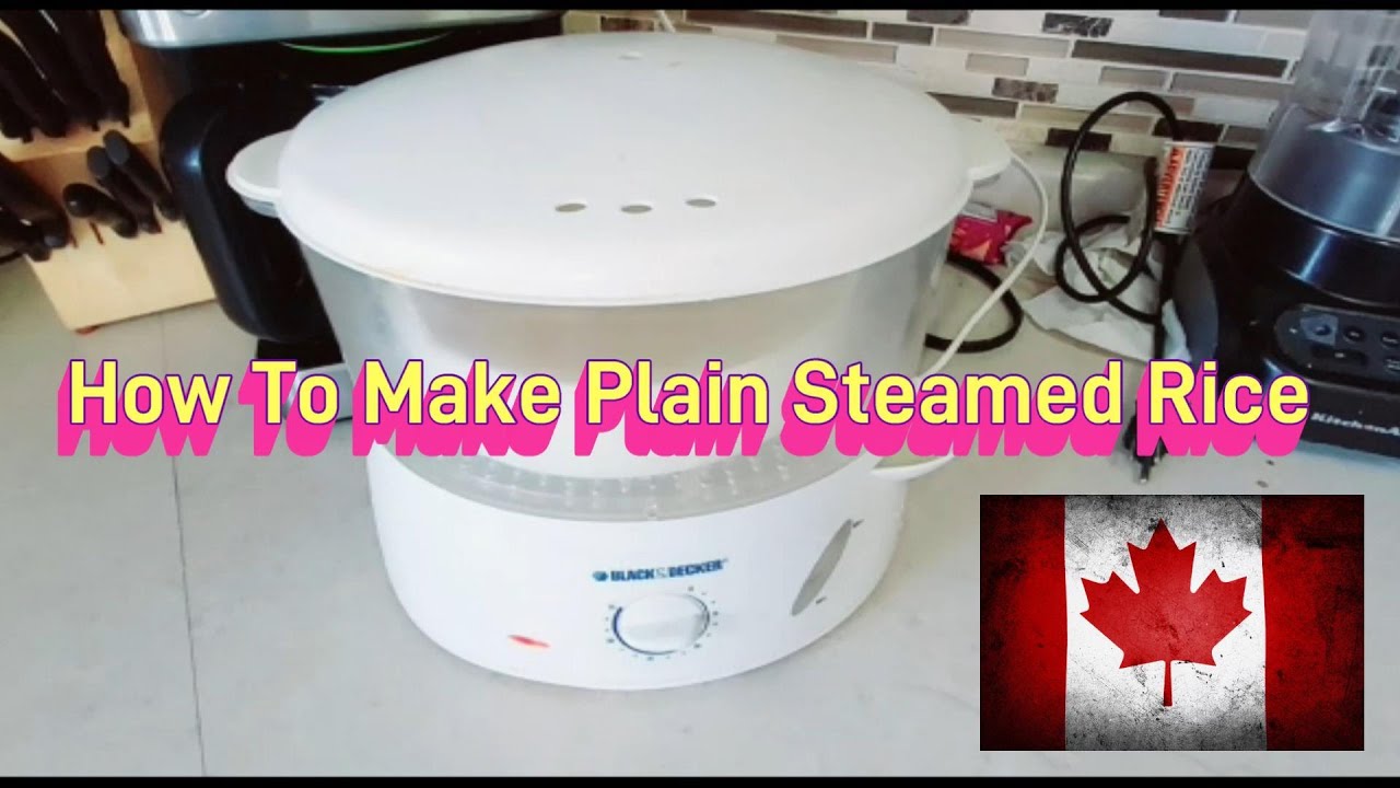 Plain Steamed Rice | Easy Trick Steam Rice Recipe | How To Make Simple ...