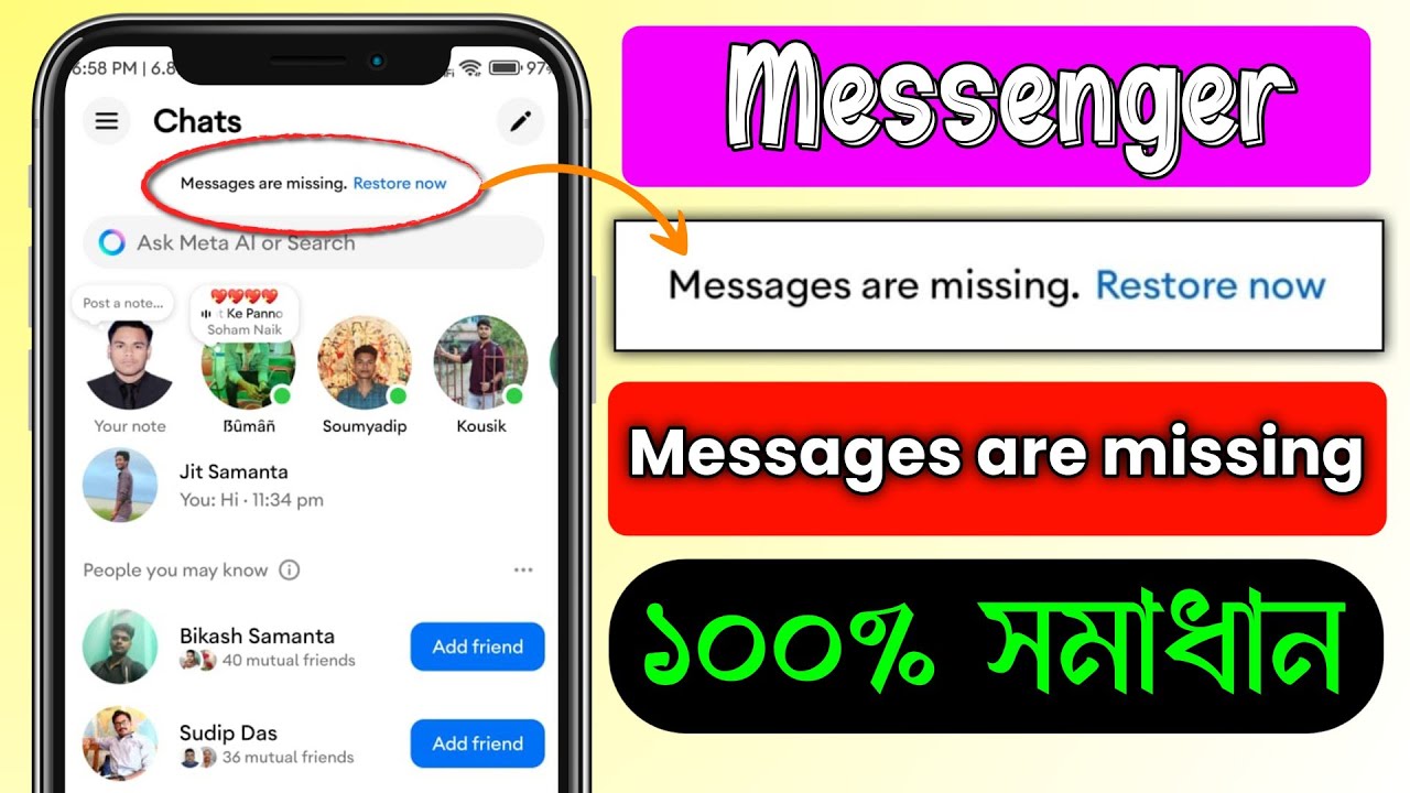 messenger | messenger delete conversation recovery | how to restore ...