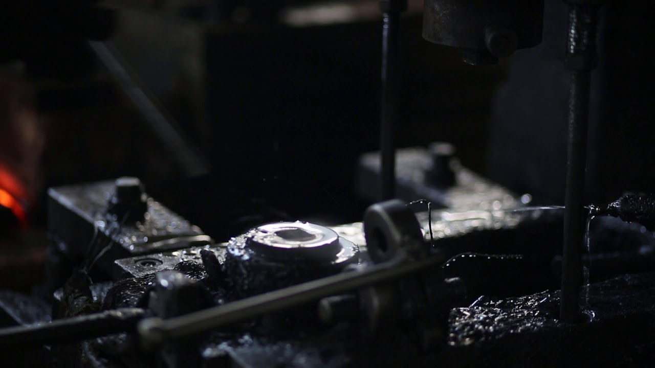 forging square head bolts - YouTube