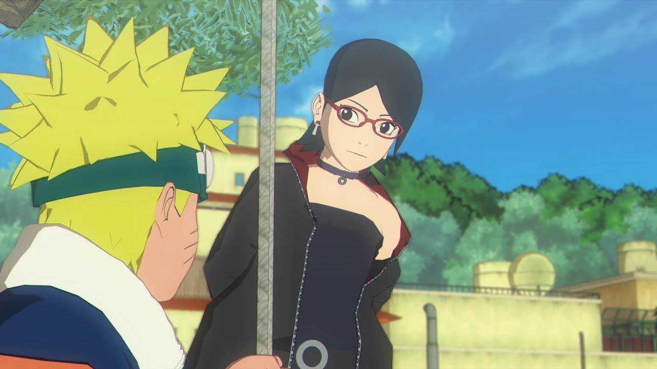 Sarada Meets Naruto In The Past Youtube