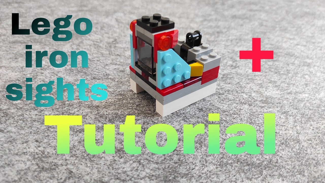 Lego Iron sights (+Tutorial/instruction) - YouTube