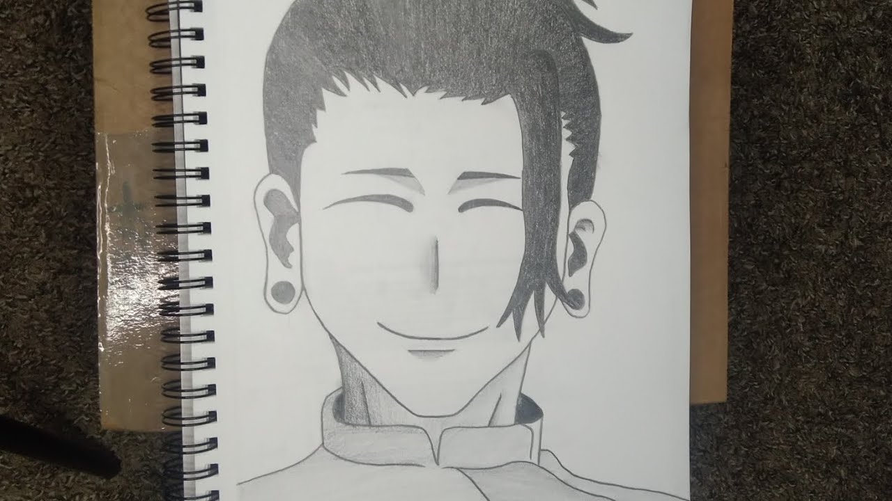 Very Easy Suguru Geto Drawing ll Step by Step Full video Please ...