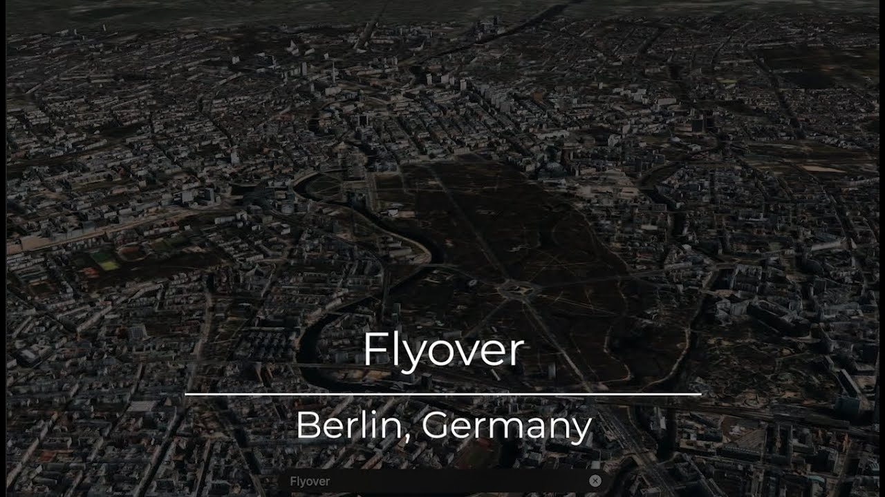 Flyover Berlin, Germany with Apple Maps - A Must See Tour! - YouTube