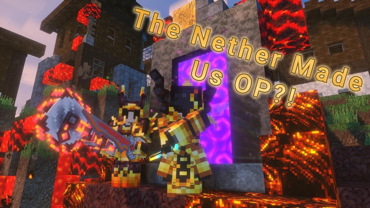 Mr.J Plays: Our Magical Minecraft World "The Nether Made Us OP?!" EP. 3 ...