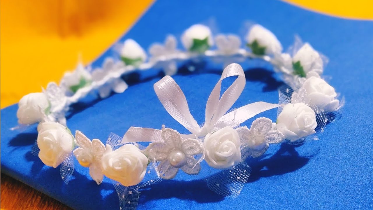 Baptism Crown making | JD creative - YouTube