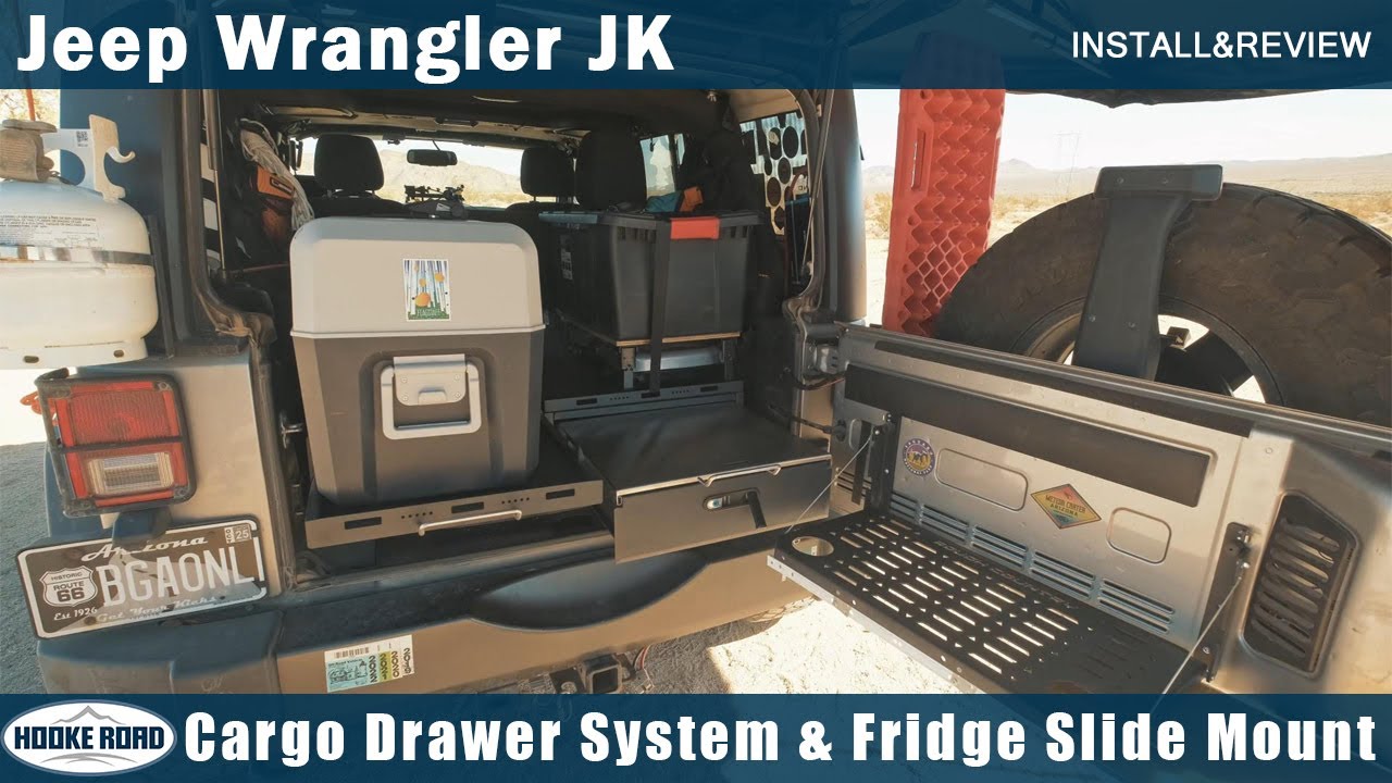 Overland with Cargo Drawer System & Fridge Slide Mount丨Jeep Wrangler JK ...