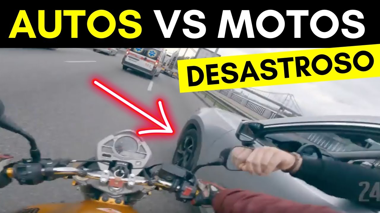 Autos VS Motos... Terrible combinación - Velocidad Total - YouTube