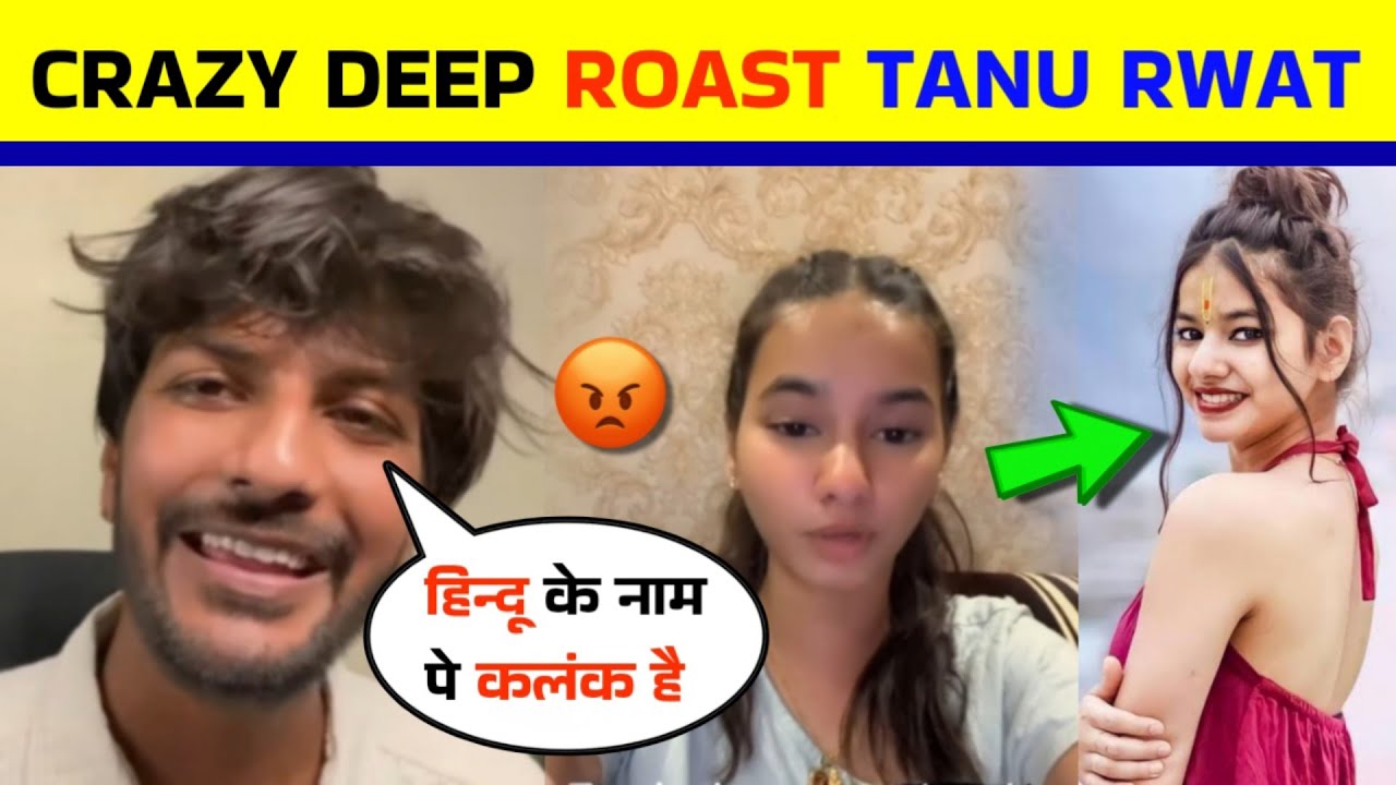 crazy deep roast tanu rawat🤯 | tanu rawat roast😮 | tanu rawat tilak controversy - YouTube