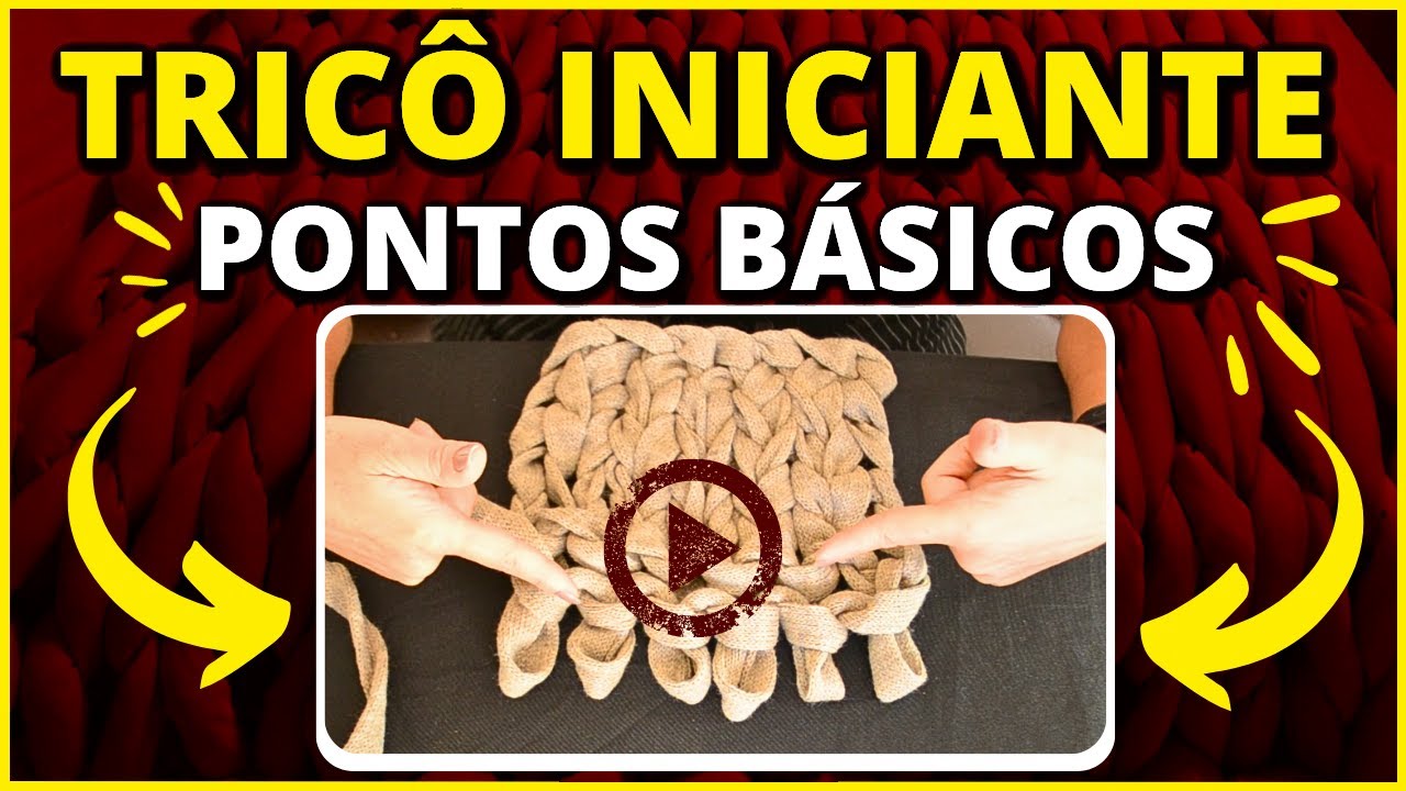 COMO INICIAR UM TRABALHO DE TRICÔ I Tricô para iniciantes! iniciar um ...