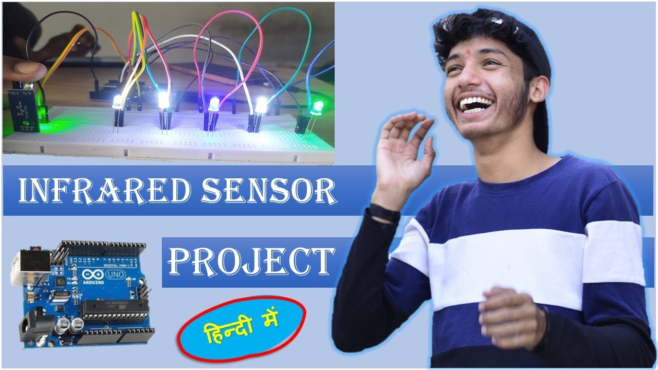 Infrared sensor project || easy & simple project of ir sensor with ...