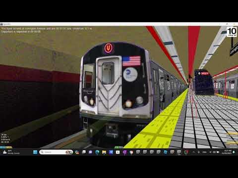 Openbve Gameplay Simulator NYCT IND V5 R160A Alstom V Train to Forest Hills 71st Avenue - YouTube