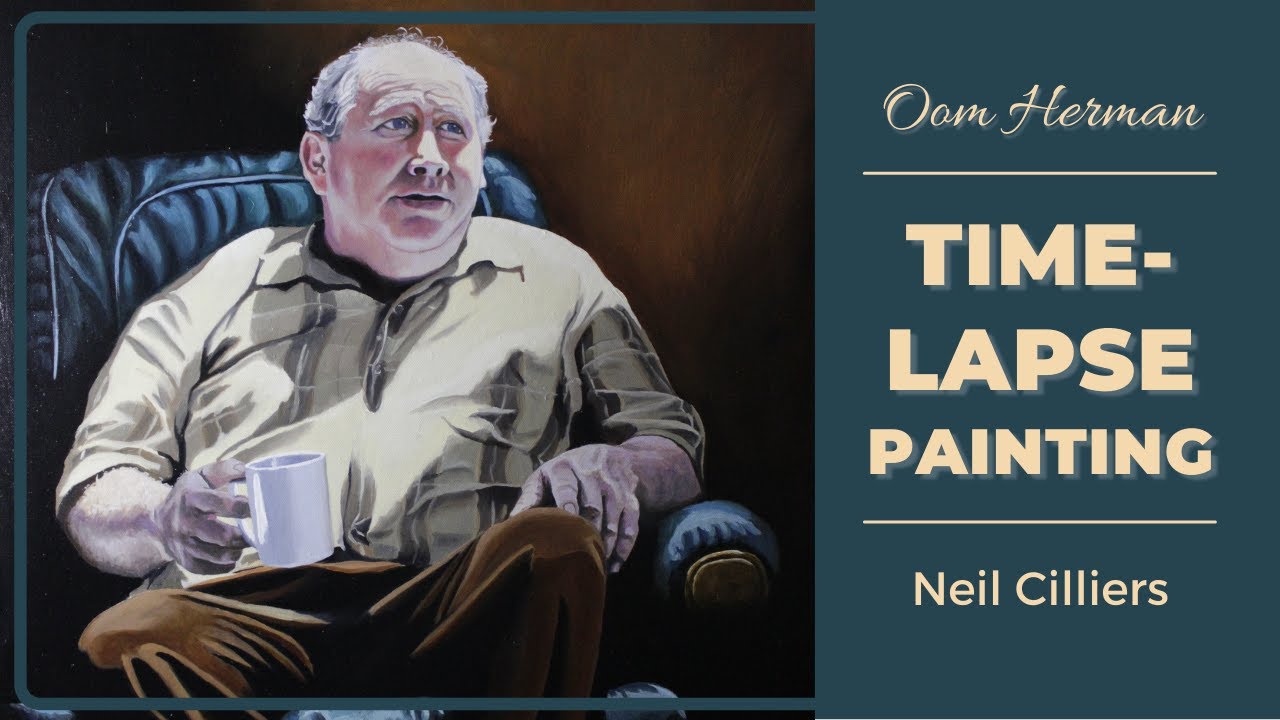 Oom Herman Portrait - Painting Timelapse - YouTube