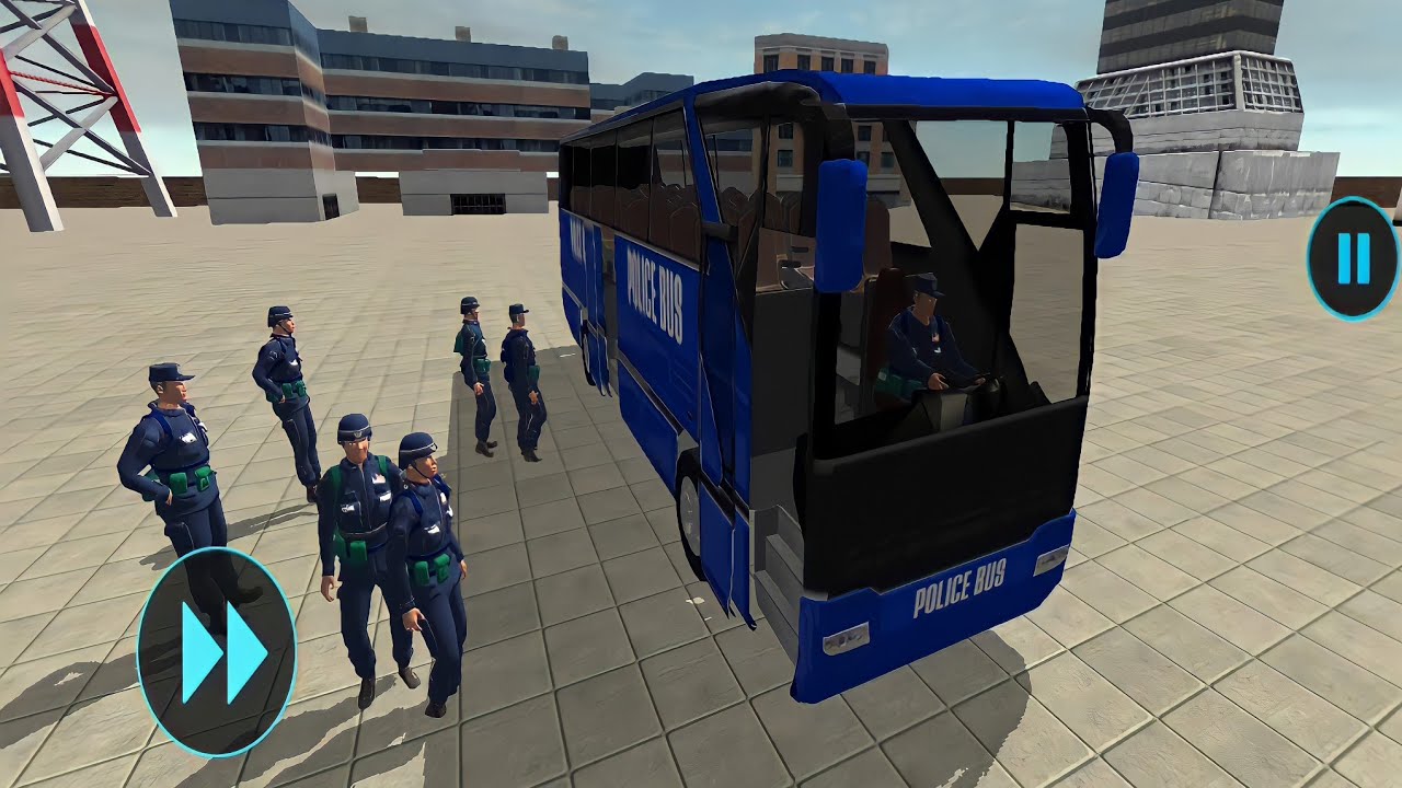 Police Bus Driving Simulator Offroad Transport Duty Android Gameplay ...