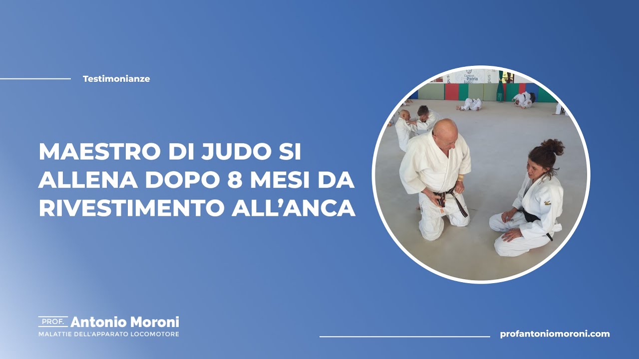Maestro di Judo che si allena dopo 8 mesi da rivestimento all’anca ...