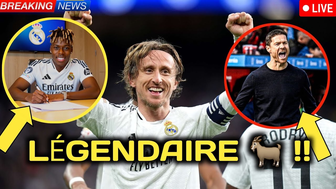 🚨| MODRIC 🇭🇷 DIT ADIEU AU REAL, NICO WILLIAMS 🇪🇸 À 58M€ ET XABI ALONSO 🇪🇸 FAIT TREMBLER ...