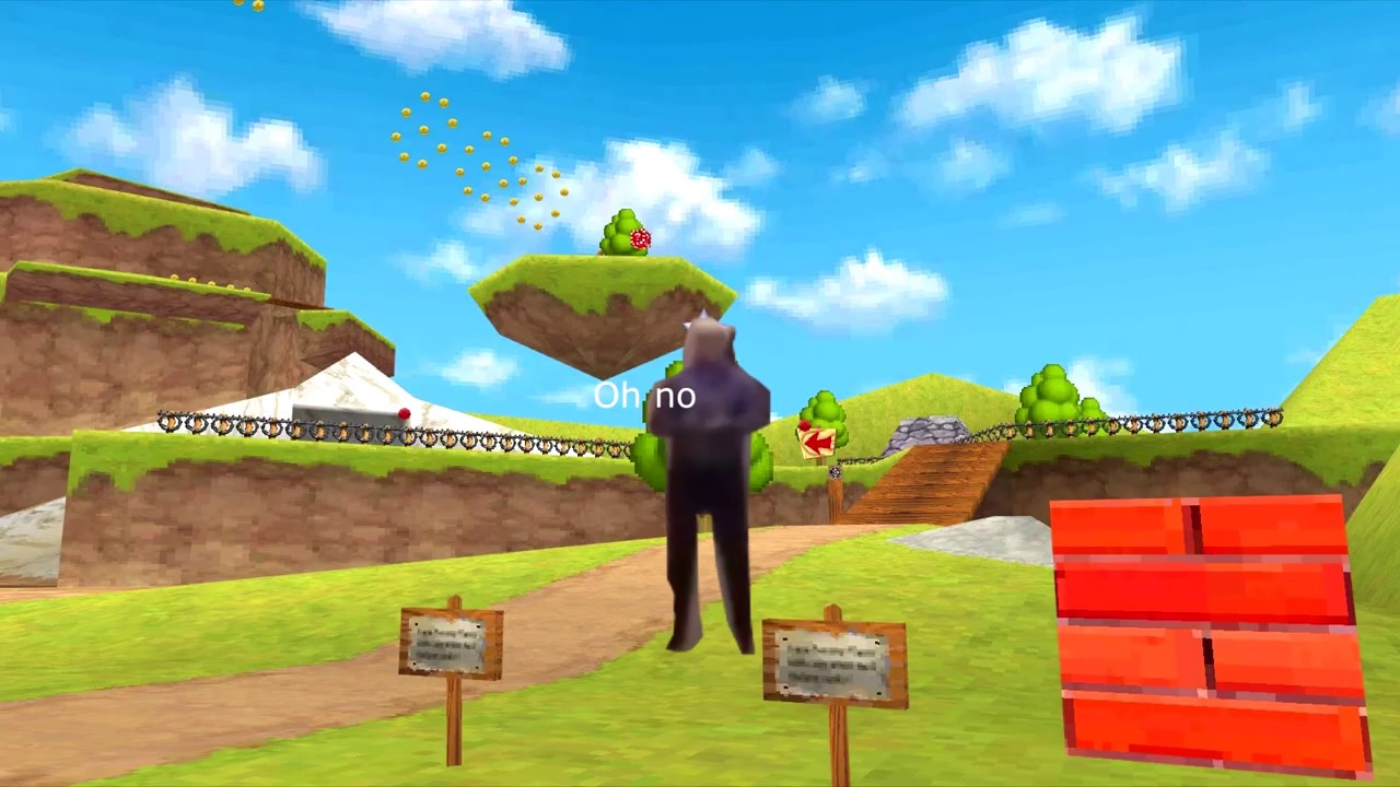 Cat Plays Super Mario 64 - YouTube