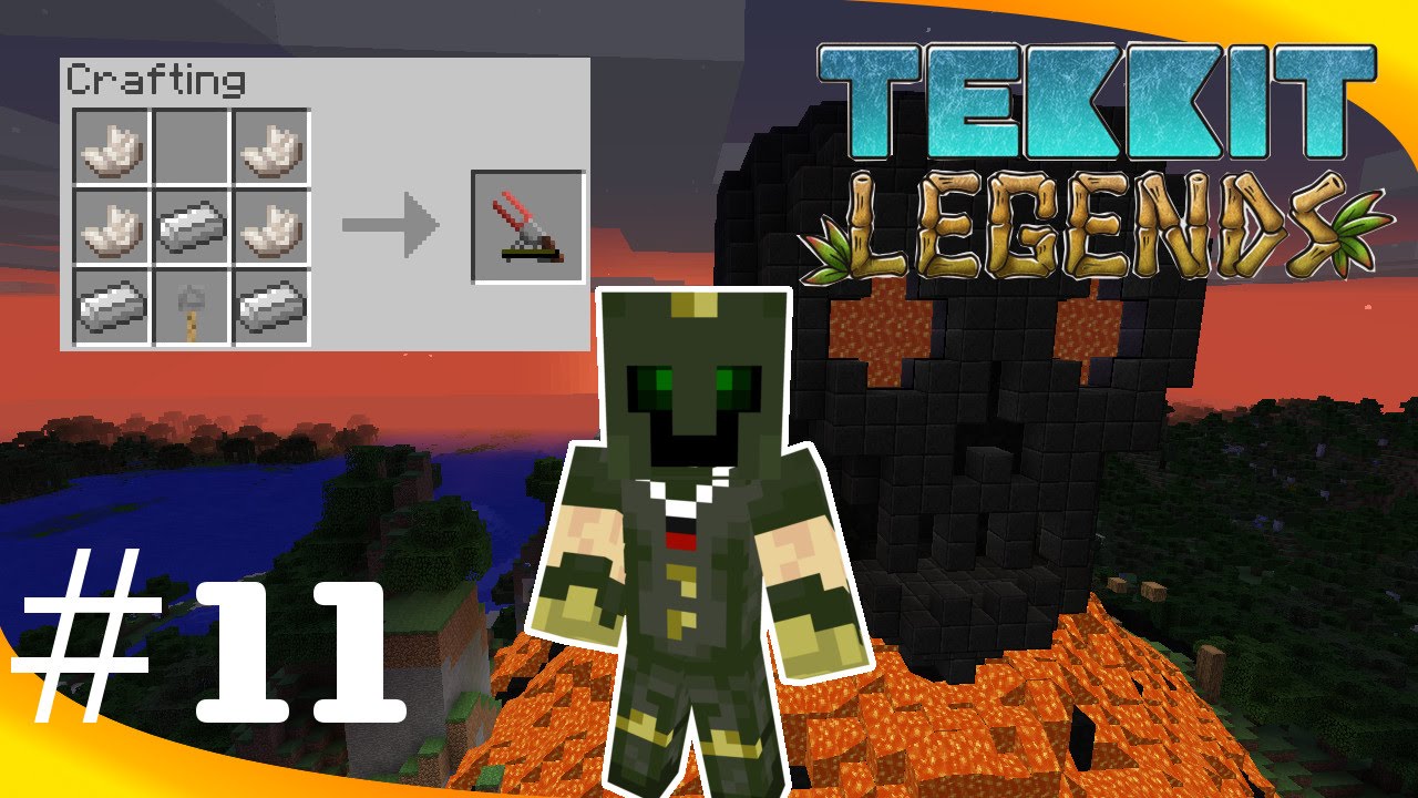 Lightning Red Gun! Fun! Tekkit Legends 11 - YouTube