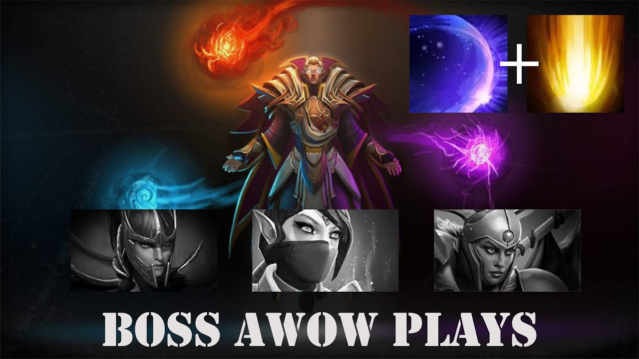 INVOKER DOTA 2 : CHRONO + CATALYSM Combo | Awow Game Play Moments #1 ...