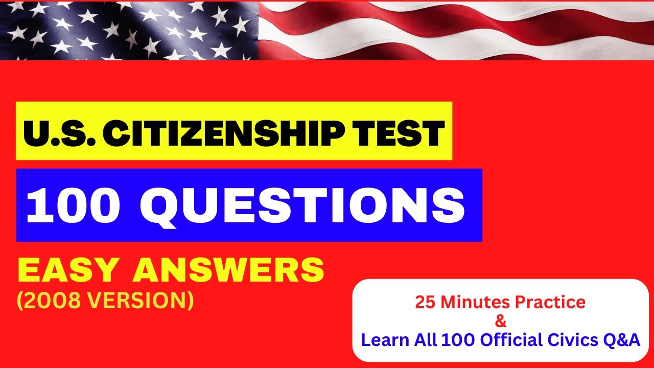 2022 USCIS Official 100 Civics Test Questions & Answers | US ...