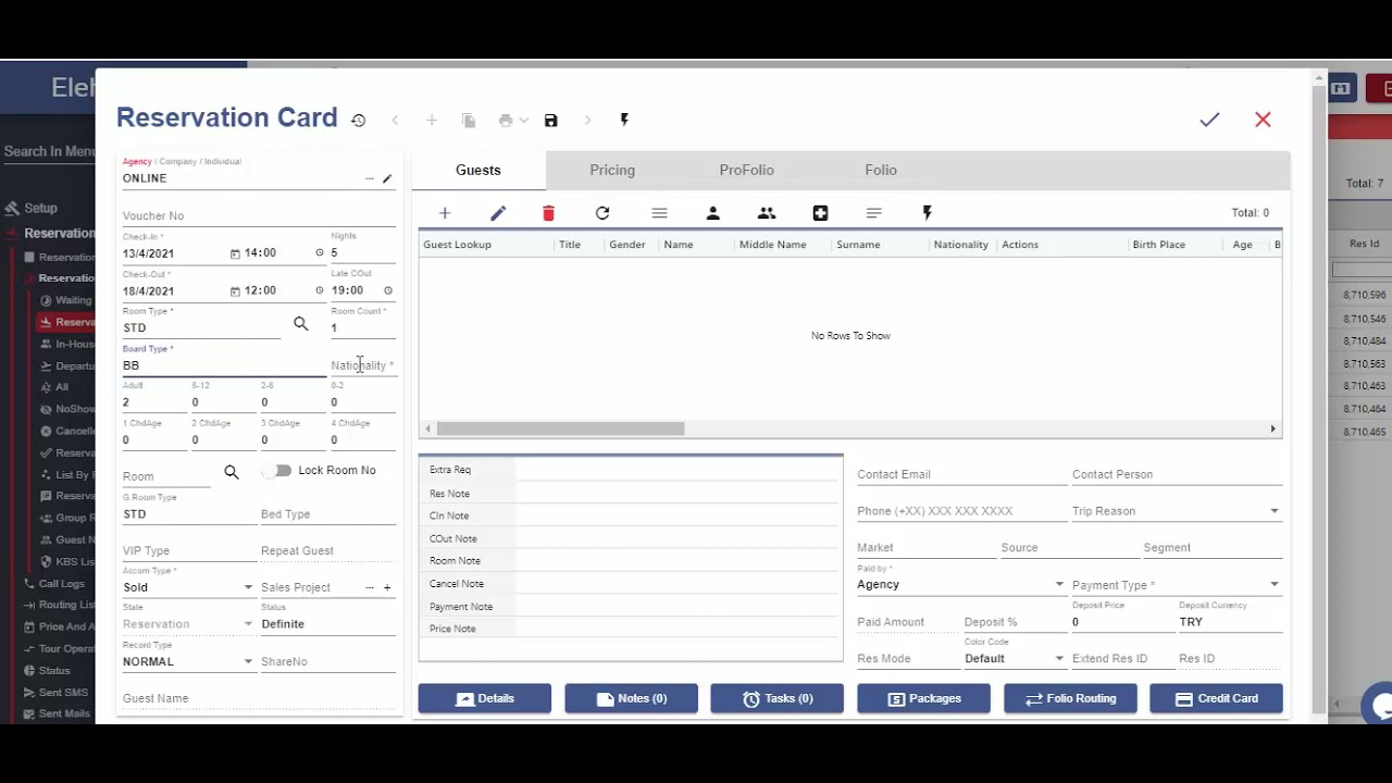 Use of Reservation Card - YouTube