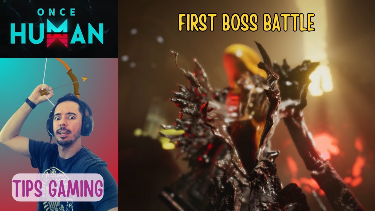 Once Human: First Boss Battle vs Ravenous Hunter (Lv 10) - Intense ...