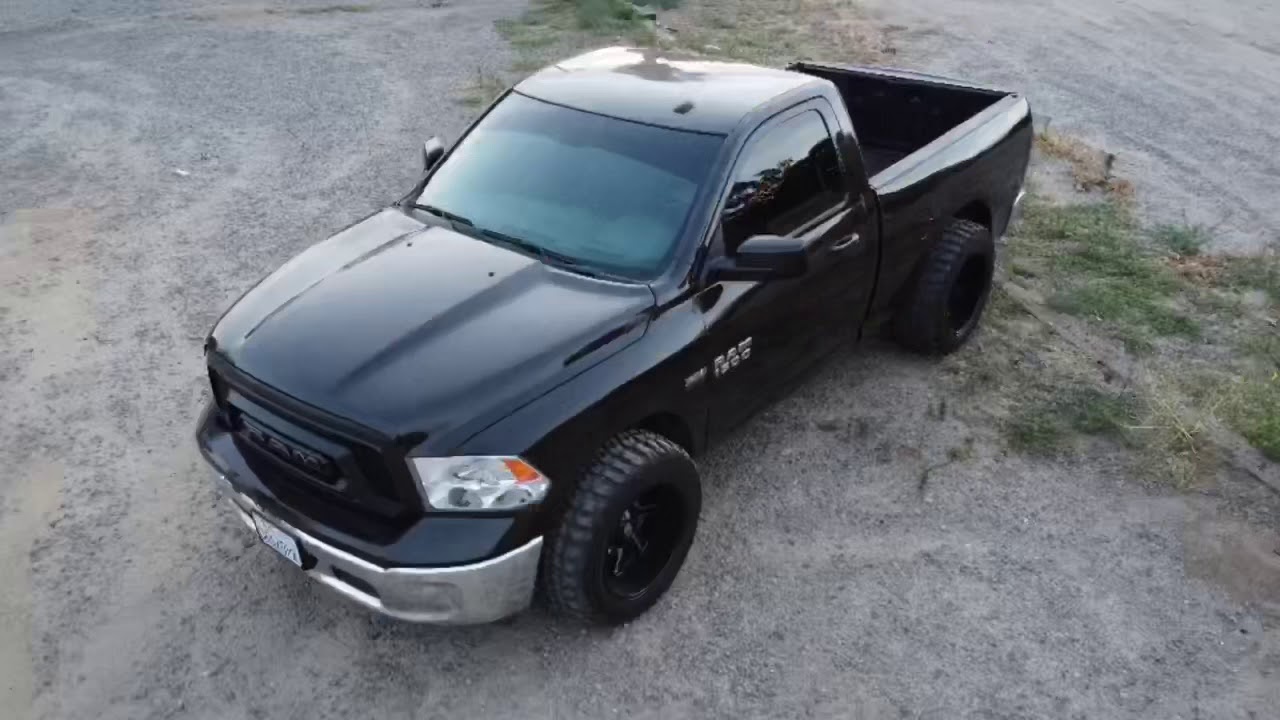 ram single cab lifted - YouTube