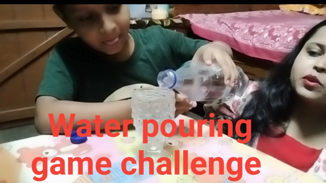 Water pouring game challenge/MOM VS SON /Full watch please/#viralvideo ...