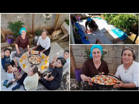 Halı Yıkadım✨️ | ‼️Farklı Bir Sosla Evelik Dolması‼️| Edanın Yaşamı🌿