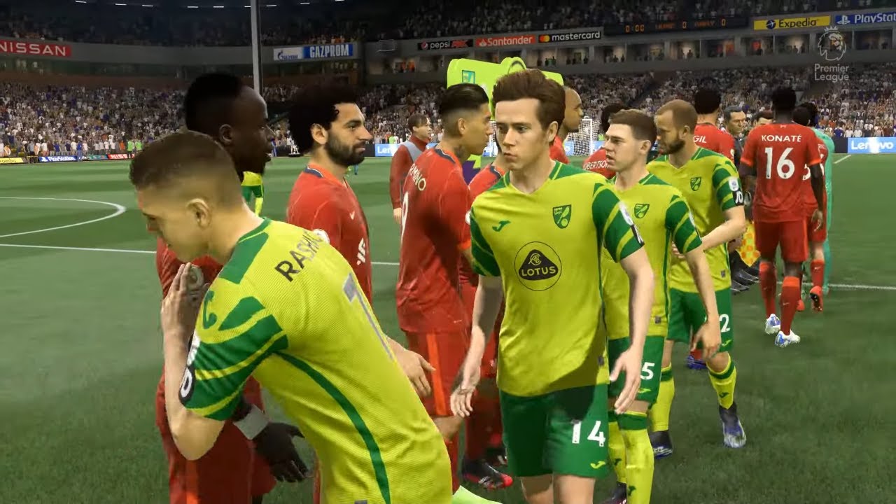 Fifa 21 Norwich Vs Liverpool Matchday 1 Premier League 2021 22
