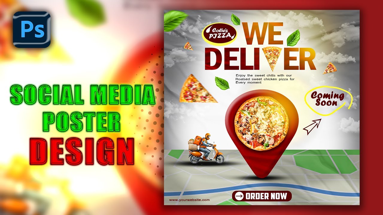 Poster Design Tutorial - in photoshop tutorial - YouTube