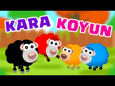Kara Koyun Yünün Nerede | Bebek Şarkıları | Renkleri Öğreniyorum | Kara Koyun Şarkısı