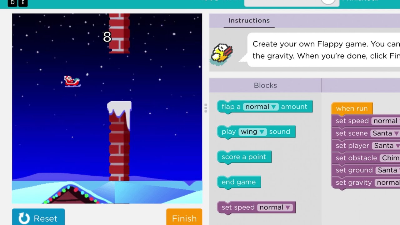 Santa Flappy bird - YouTube