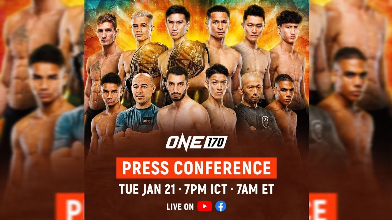 ศึกใหญ่แห่งปี! ทัพนักกีฬาแถลงข่าว ONE 170 "ตะวันฉาย VS ซุปเปอร์บอน" จาก ...